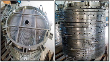 Filtration system for remove palladium–carbon catalyst from reaction ...